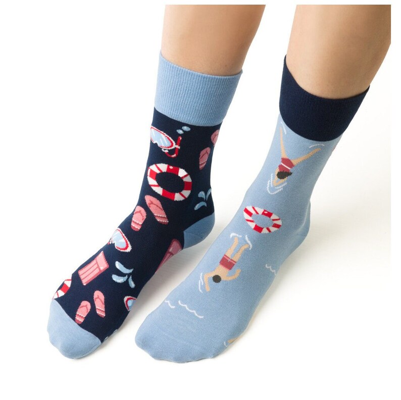 Swimmer Swim Swimming Pool Unisex Socks, Funny Socks, Cozy Socks, Woman ...