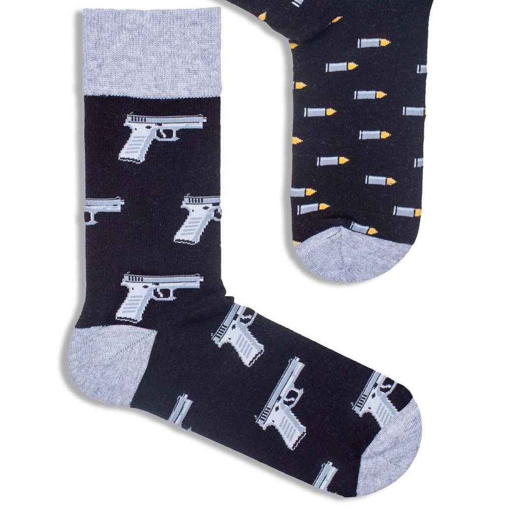 Guns Ammo Gun Ammunition Weapon Men Socks, Socks, Funny Socks, Cozy ...