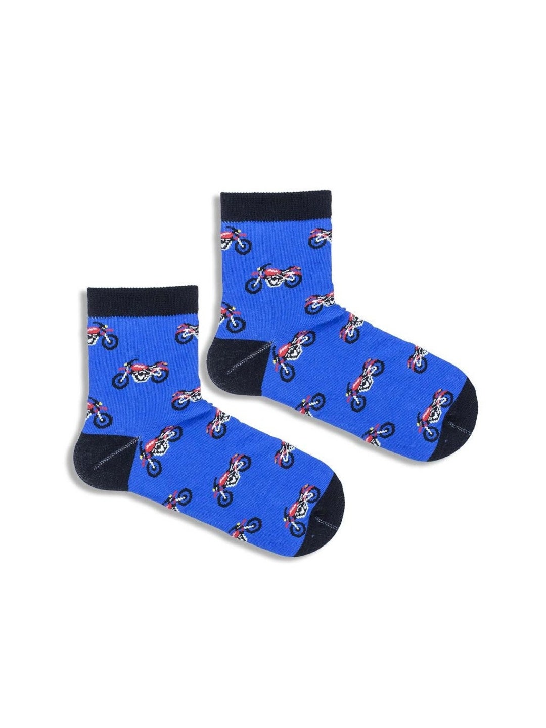 Motocross Bike Kids Socks, Funny Socks, Cozy Socks, Socks, Crazy Socks ...