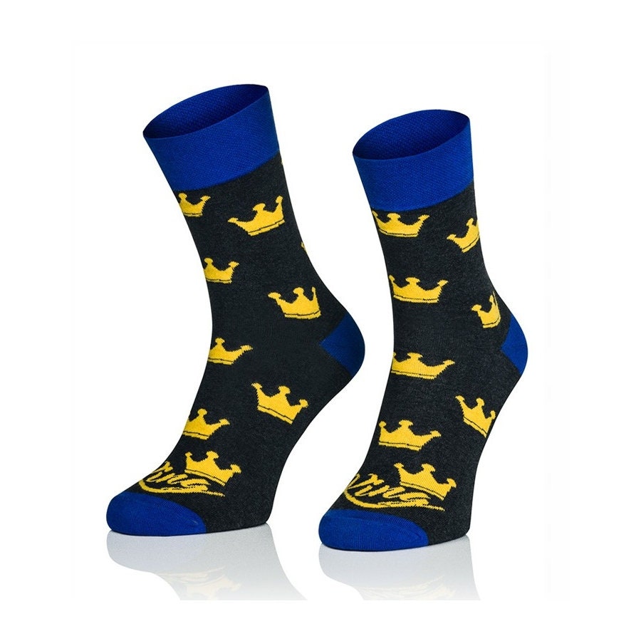 King Crown Boss Men Socks, Funny Socks, Cozy Socks, Men Socks, Woman ...