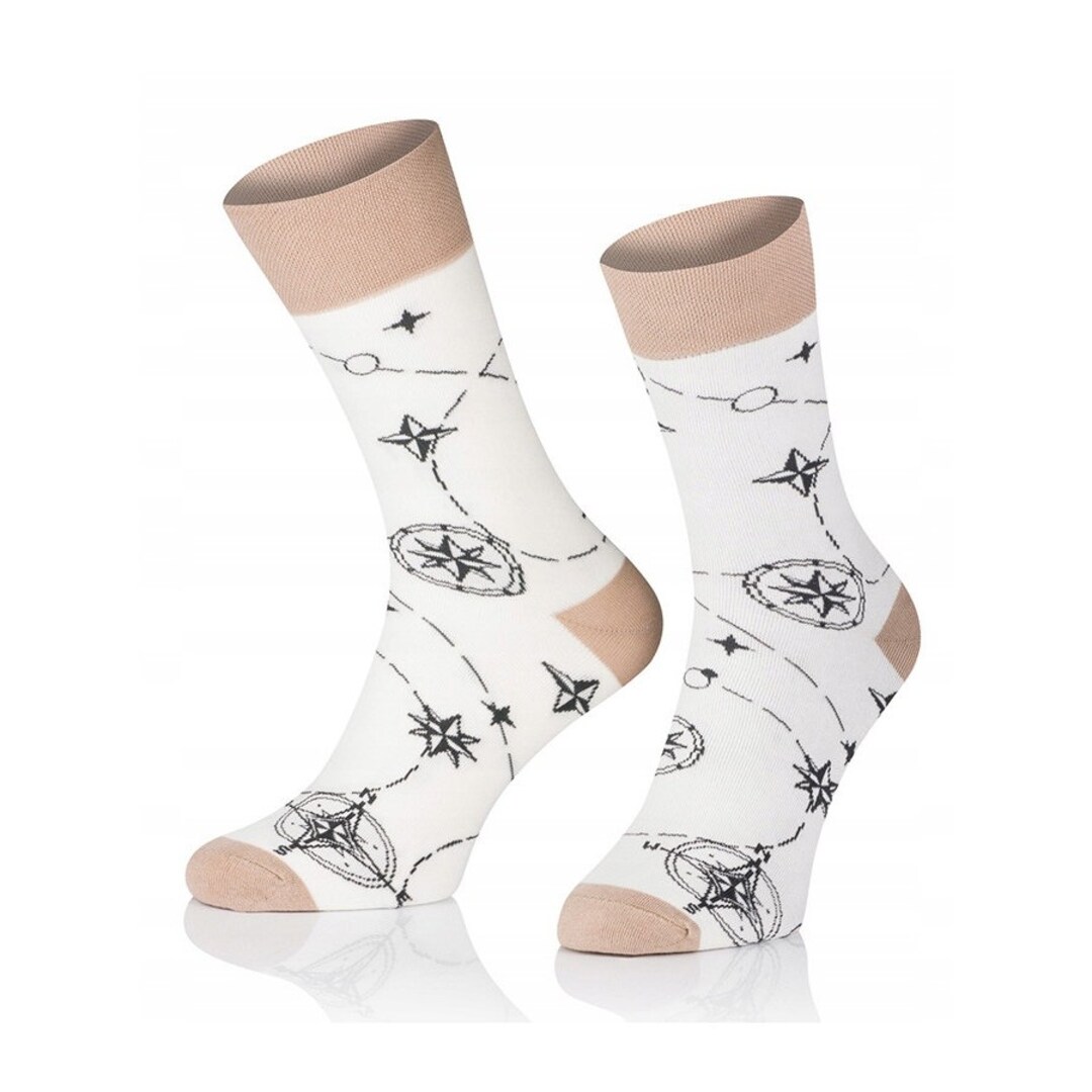 Compass Rose Map Wind Rose Men Socks, Funny Socks, Cozy Socks, Men ...