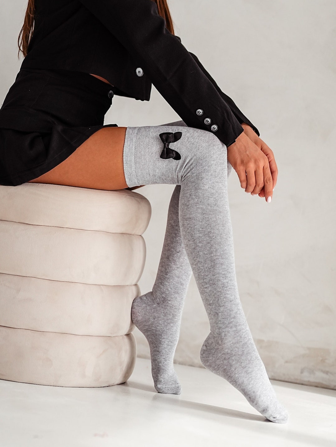Over-the-knee With Bow Socks Woman Socks Variants, Socks, Cozy Socks ...