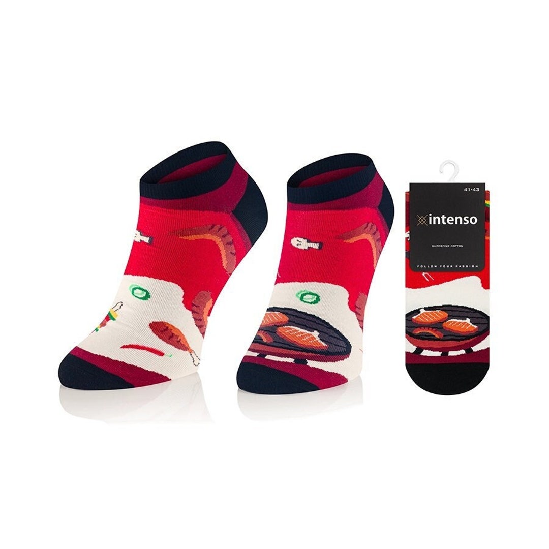 BBQ Grill Chicken Burgers Beef Unisex Socks, Funny Socks, Men Socks ...