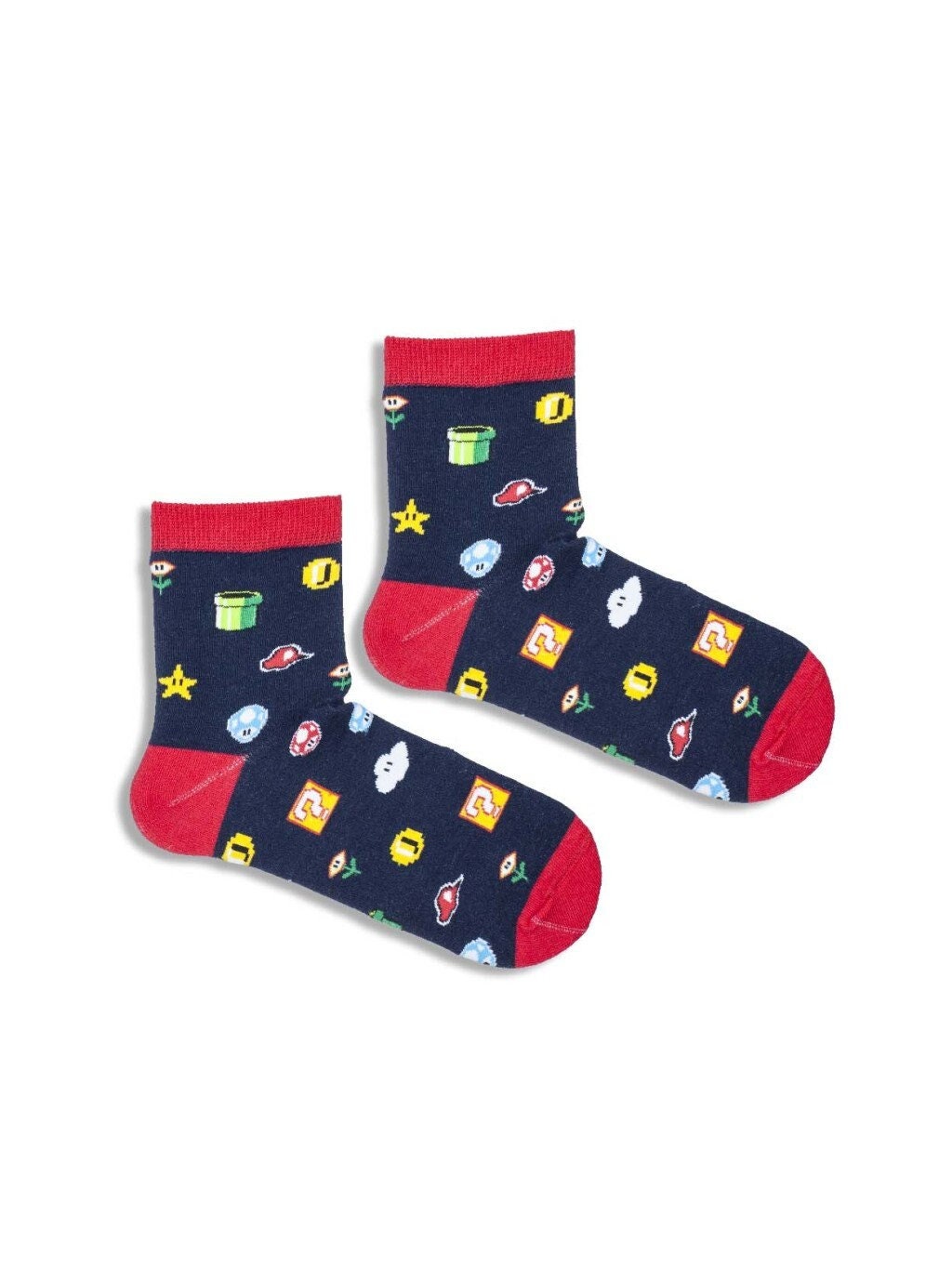 Mario Super Game Kids Socks Variants, Funny Socks, Cozy Socks, Socks ...