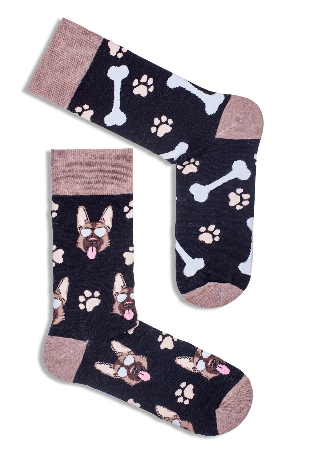 German Shepherd Socks: Funny Dog Breed Socks - Etsy