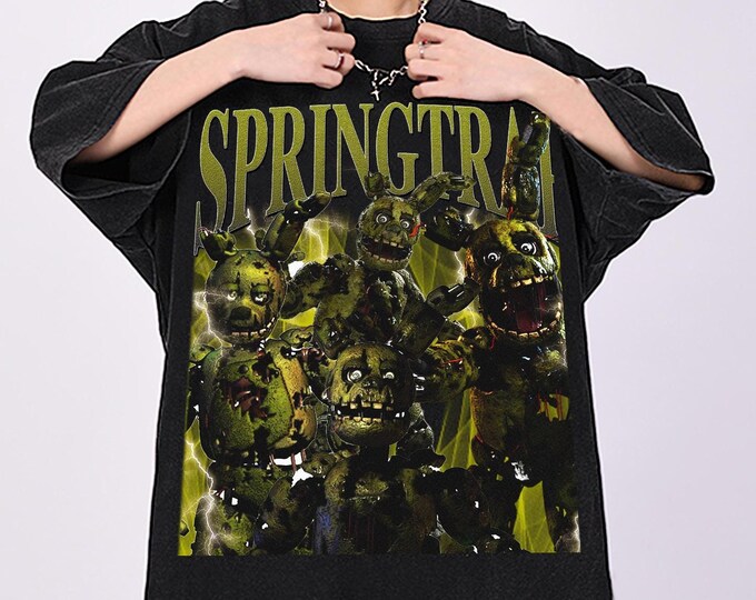 Limited Springtrap Five Nights at Freddy's T-shirt, Gift for Woman and ...