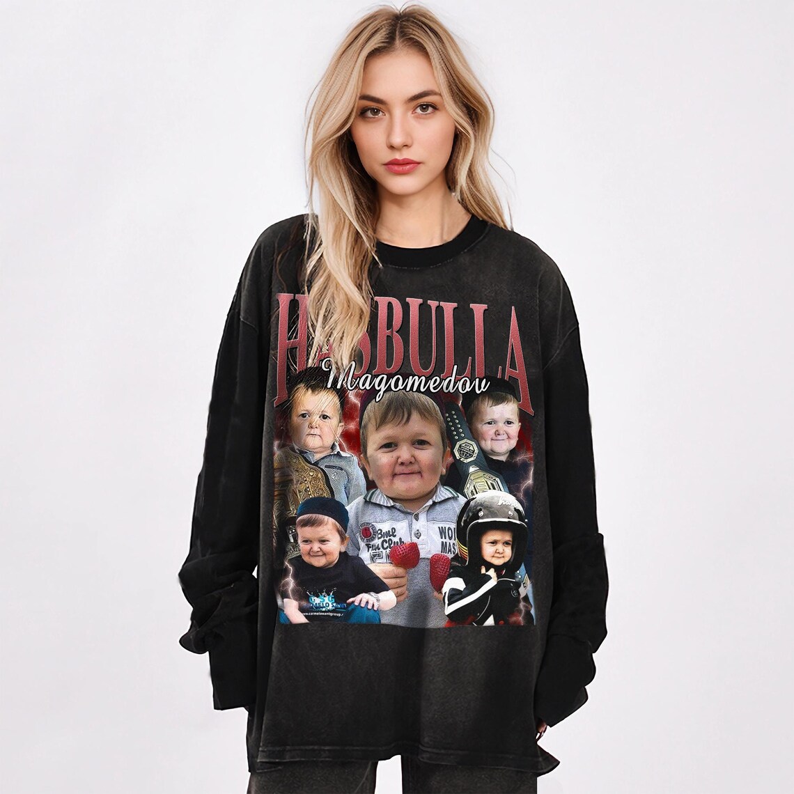 Hasbulla Magomedov Vintage Washed T-shirt, Hasbulla Magomedov Graphic ...