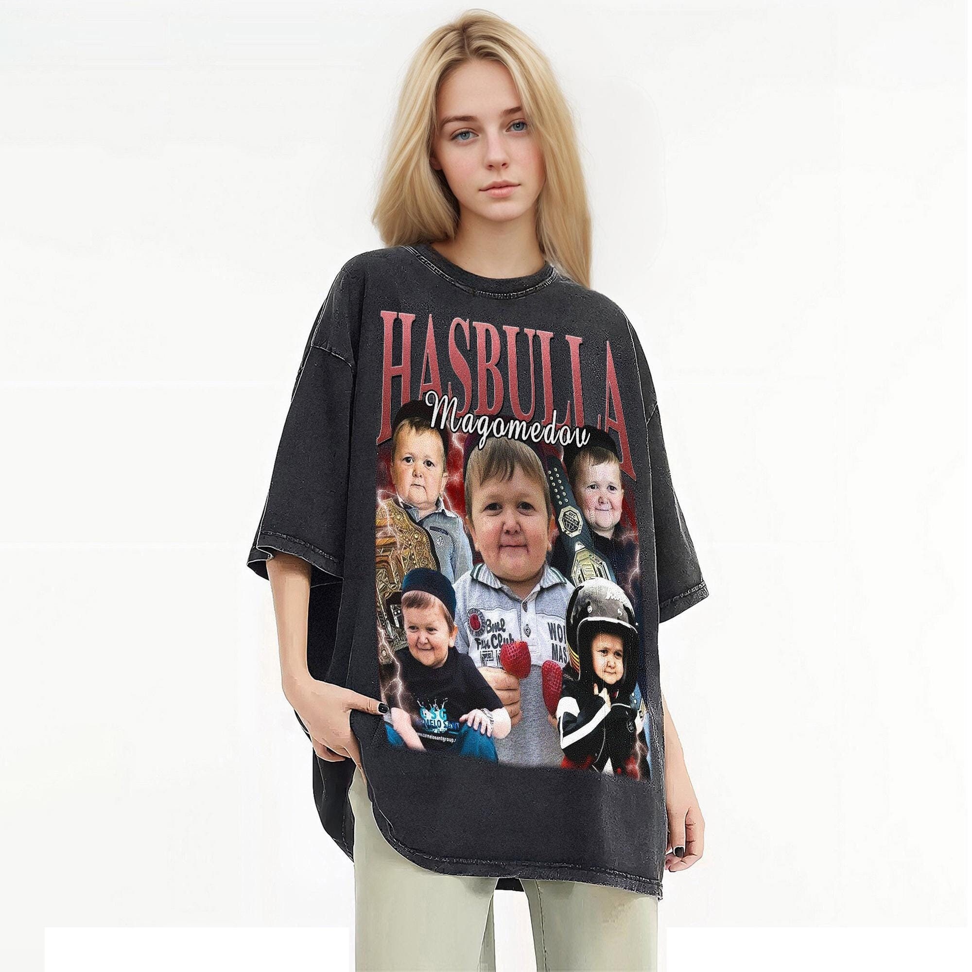 Hasbulla Magomedov Vintage Washed T-shirt, Hasbulla Magomedov Graphic ...