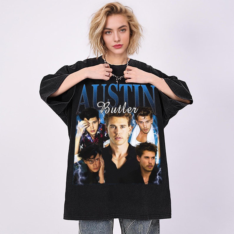 Austin Butler Vintage Washed T-shirt, Austin Butler Graphic Unisex ...