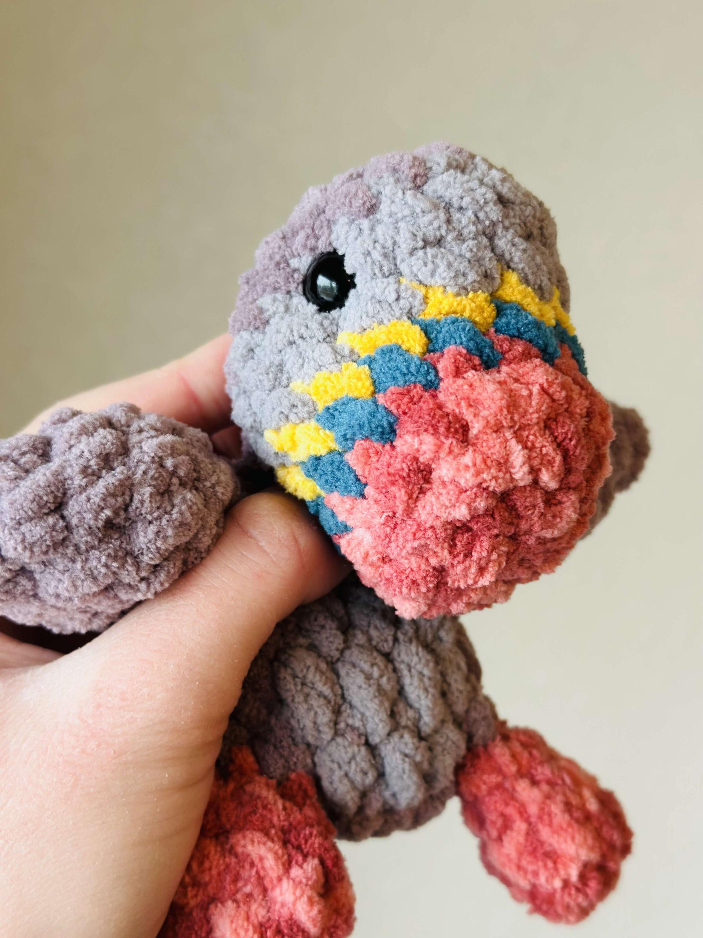 Mini Puffin Crochet Pattern | Prim the Mini Puffin | Low Sew Amigurumi ...