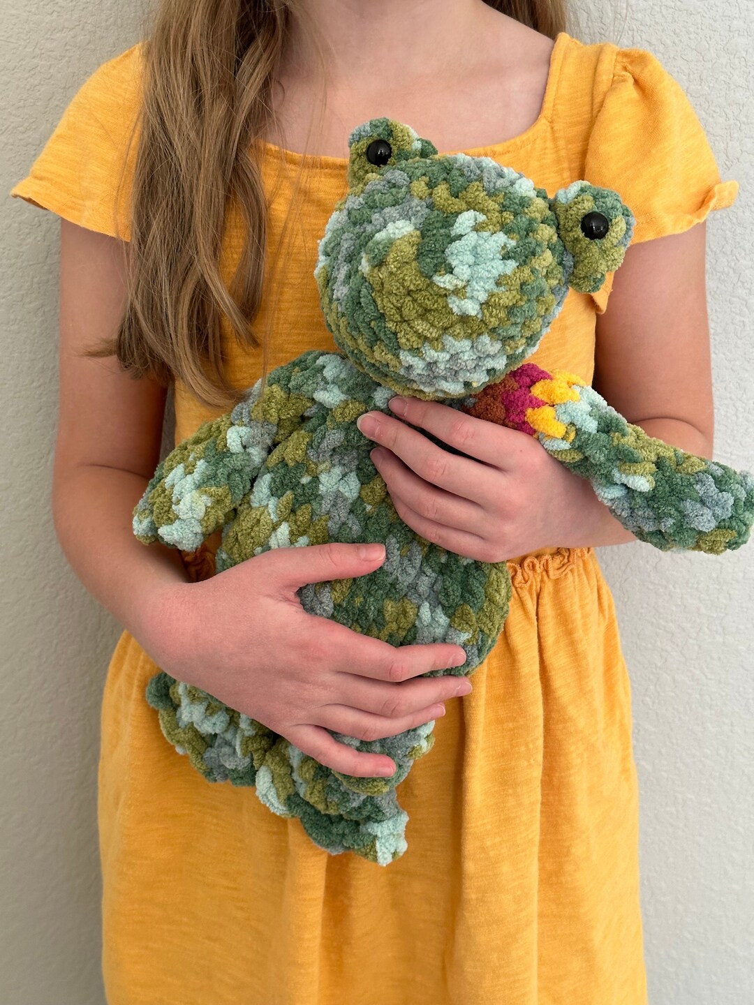 Crochet Frog Lovey, Soft Amigurumi Snuggler, Crochet Lovey Animal ...