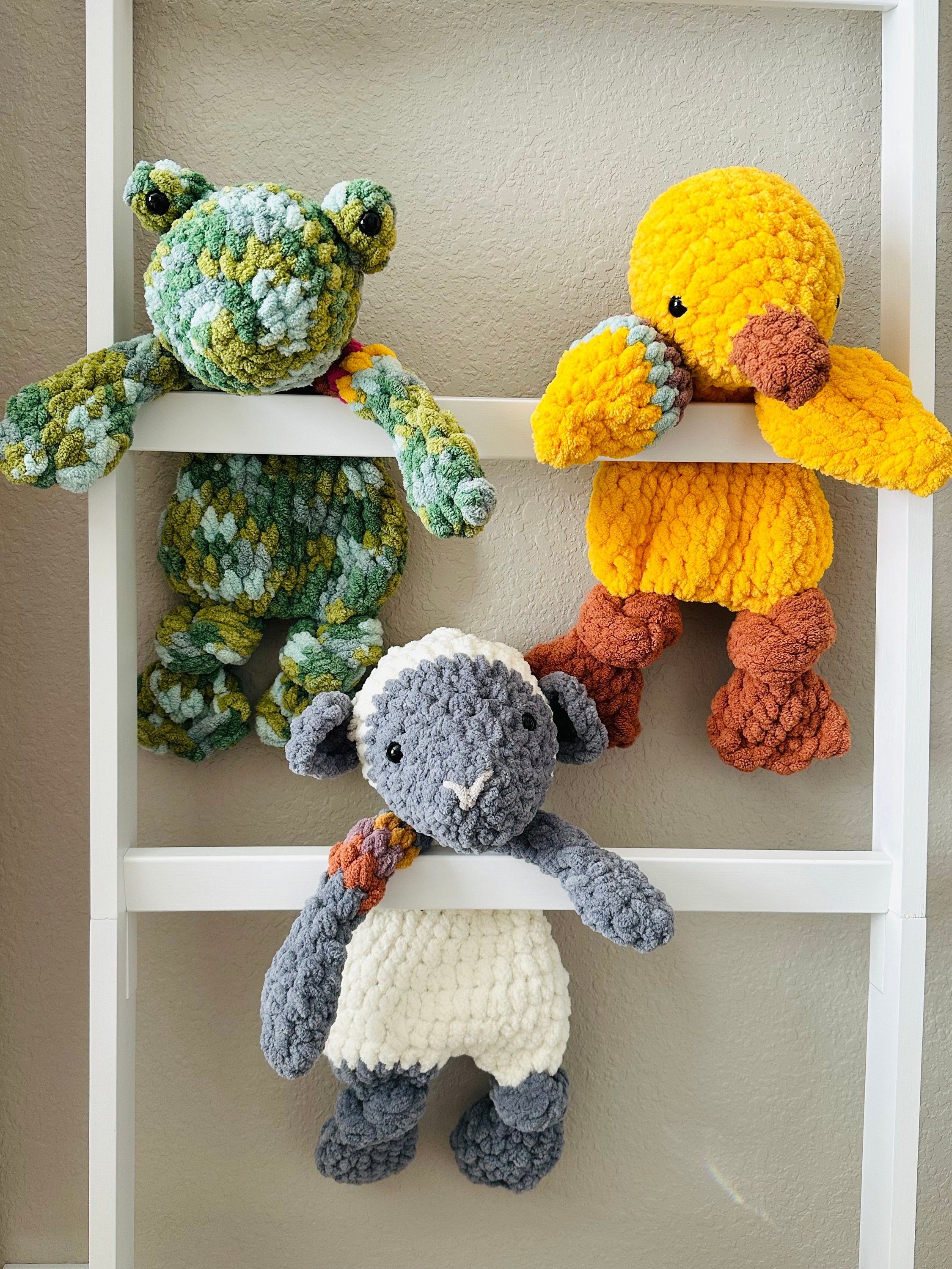 Crochet Frog Lovey, Soft Amigurumi Snuggler, Crochet Lovey Animal ...