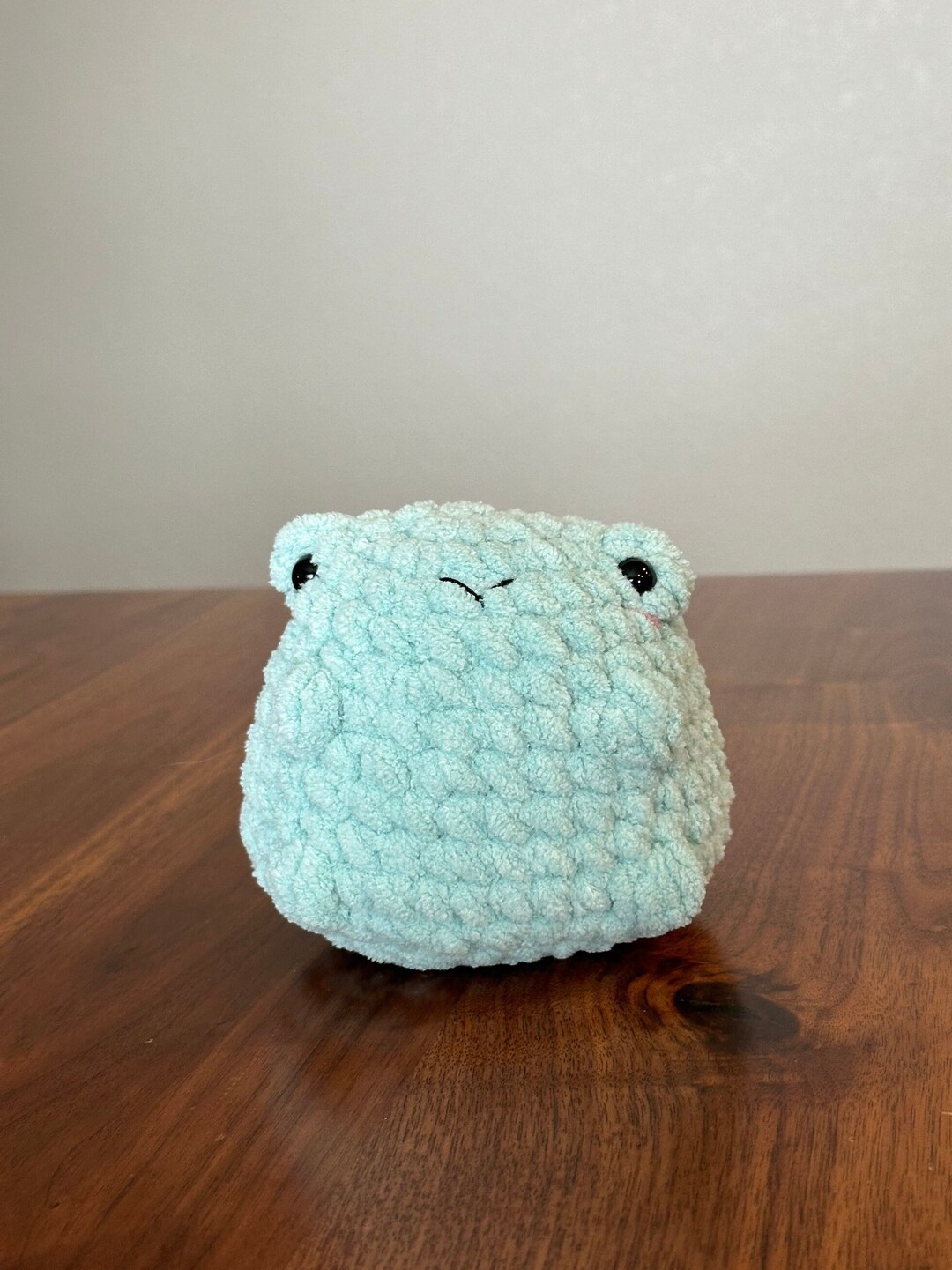 Crochet Chunky Frog With Butt Plushie, Soft Amigurumi Lovey, Froggy ...