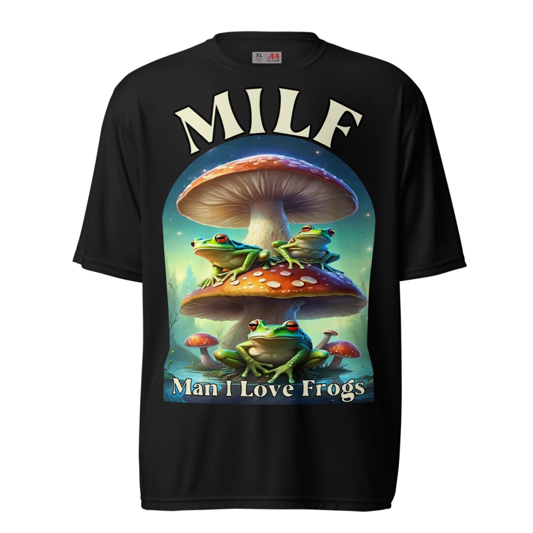 Mushroom Frog Tshirt, Funny MILF Froggy Shirt, Froggy Tee, UNISEX T ...