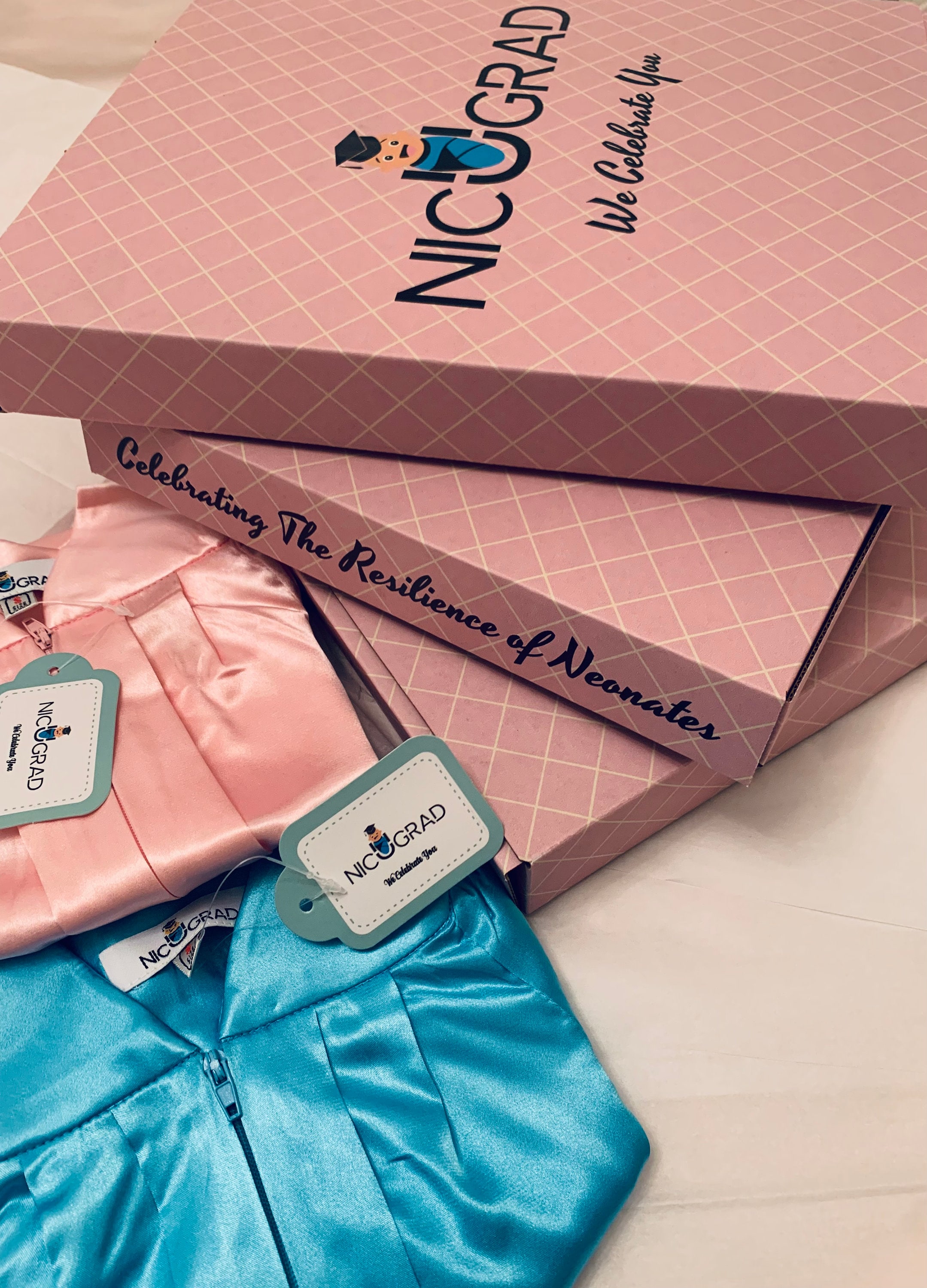 NICUGRAD® Graduation Set, NICU Graduation Cap and Gown, NICU Graduate ...