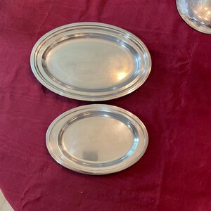 International Silver Oval Trays - Etsy