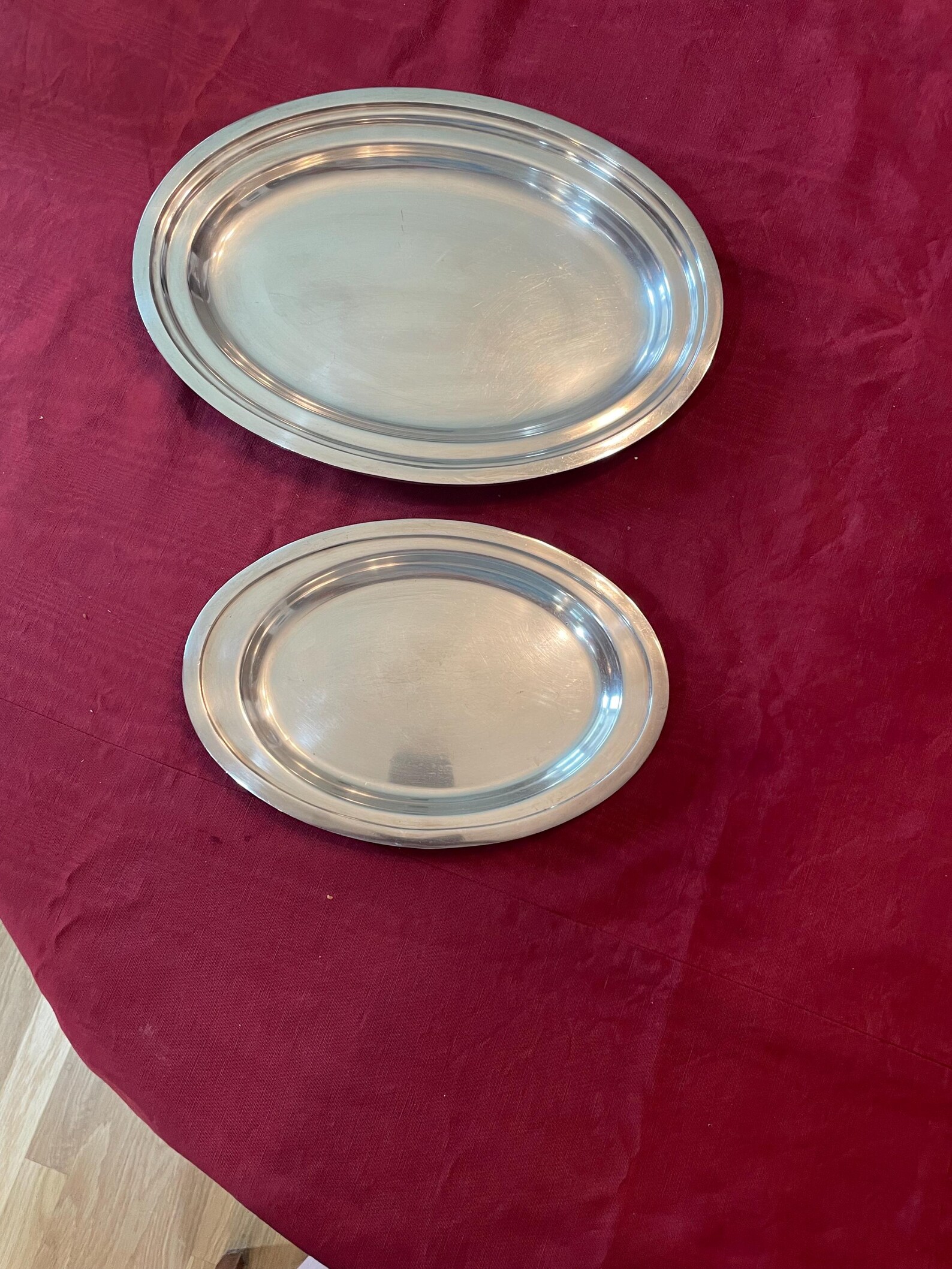 International Silver Oval Trays - Etsy