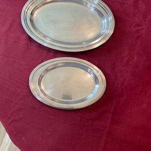 International Silver Oval Trays - Etsy