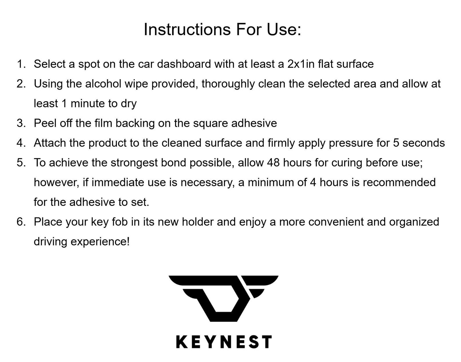 Keynest - Key Fob Holder for Car, Easy Key Access, Car Accessories Gift ...