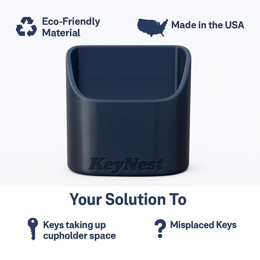 Keynest - Key Fob Holder for Car, Easy Key Access, Car Accessories Gift ...