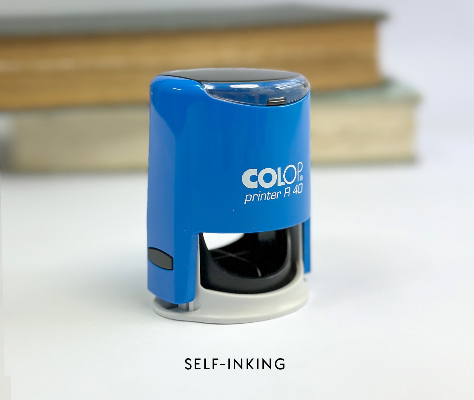 Personalized Book Stamp, From the Library Of, Book Embosser, Book Stamp ...