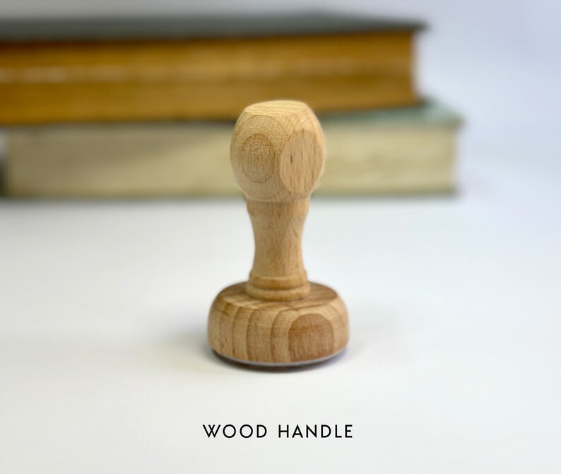 Personalized Book Stamp, From the Library Of, Book Embosser, Book Stamp ...