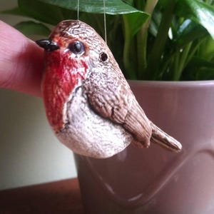 Robin Ceramic Decoration - Etsy