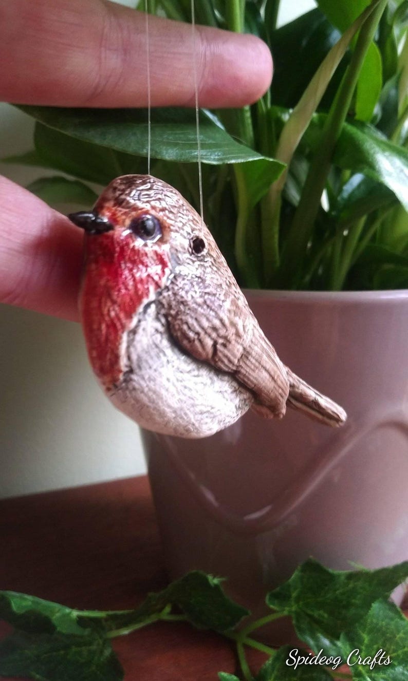 Robin Ceramic Decoration - Etsy