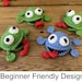 Splat Frog Crochet Amigurumi Pattern, Instant Download PDF in English ...