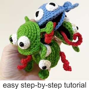 Splat Frog Crochet Amigurumi Pattern, Instant Download PDF in English ...