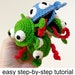 Splat Frog Crochet Amigurumi Pattern, Instant Download PDF in English ...