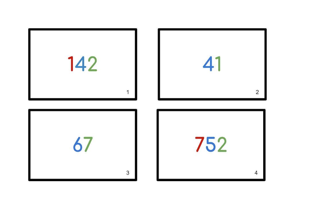 Expanded Form Montessori Place Value Cards Editable - Etsy