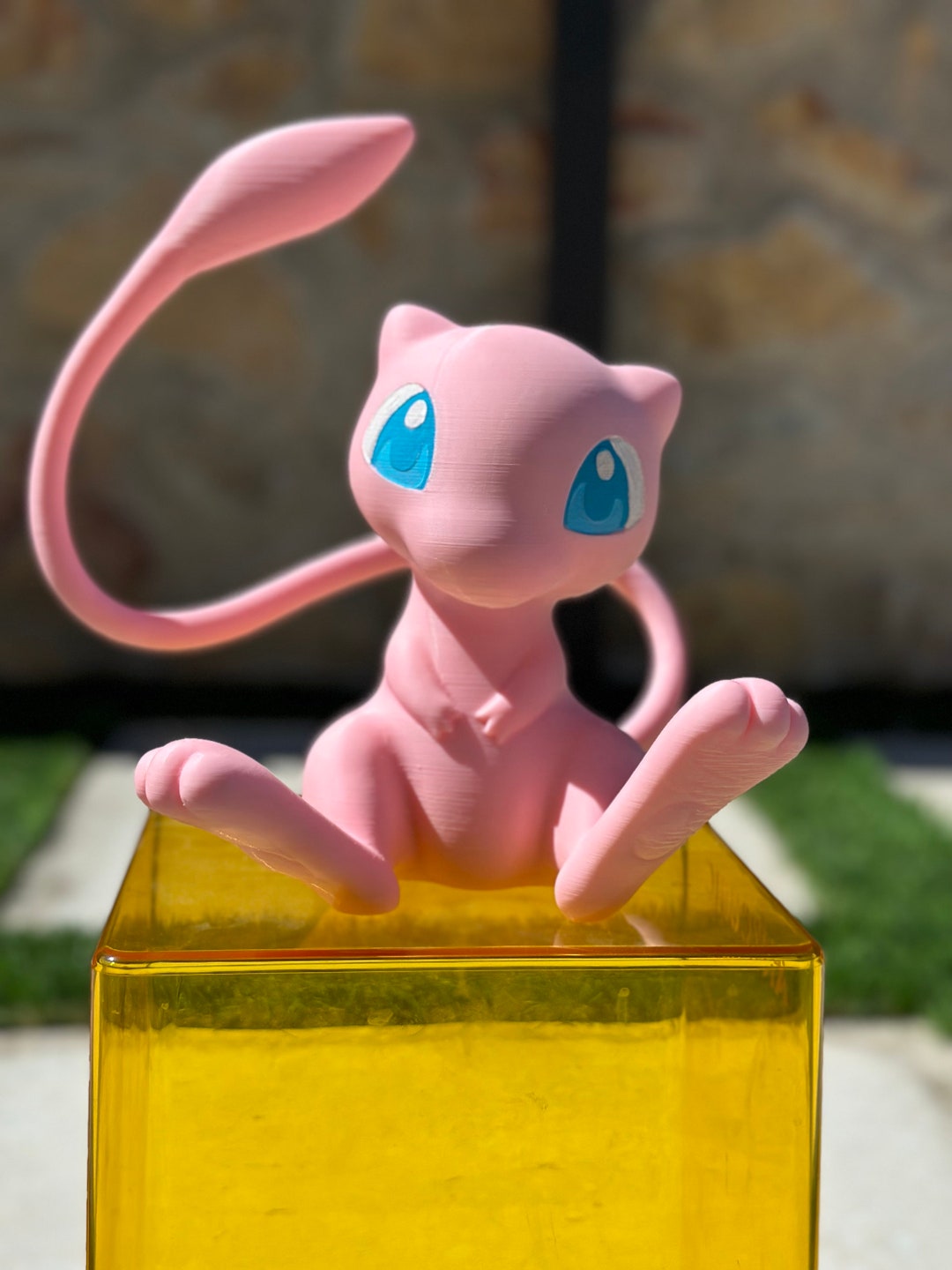 Mew Figure Model 3d Printed Statue - Etsy