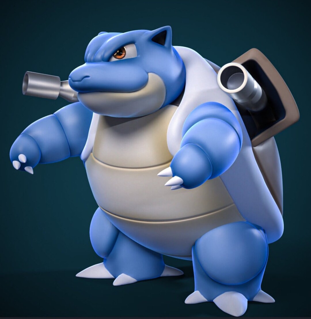 BLASTOISE Figurine Model Multiple Sizes Sigle or Full Evolution Line - Etsy