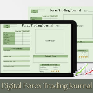 Forex Trading Journal Digital Printable Trading Log Template Instant ...