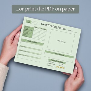 Forex Trading Journal Digital Printable Trading Log Template Instant ...