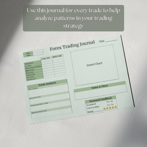 Forex Trading Journal Digital Printable Trading Log Template Instant ...