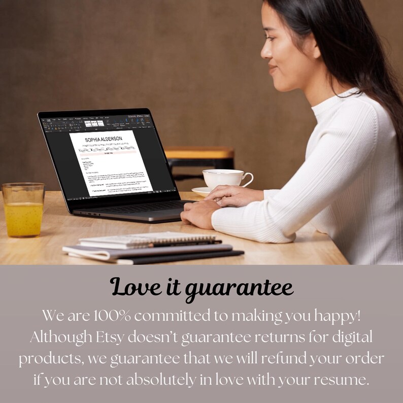 Resume & Cover Letter Bundle Template for Microsoft Word Google Docs ...
