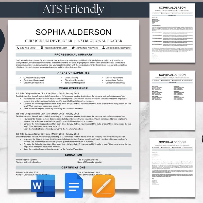 Resume and Cover Letter - Etsy