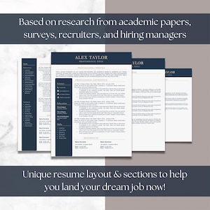 Resume & Cover Letter Bundle Template One and Two Page for Microsoft ...