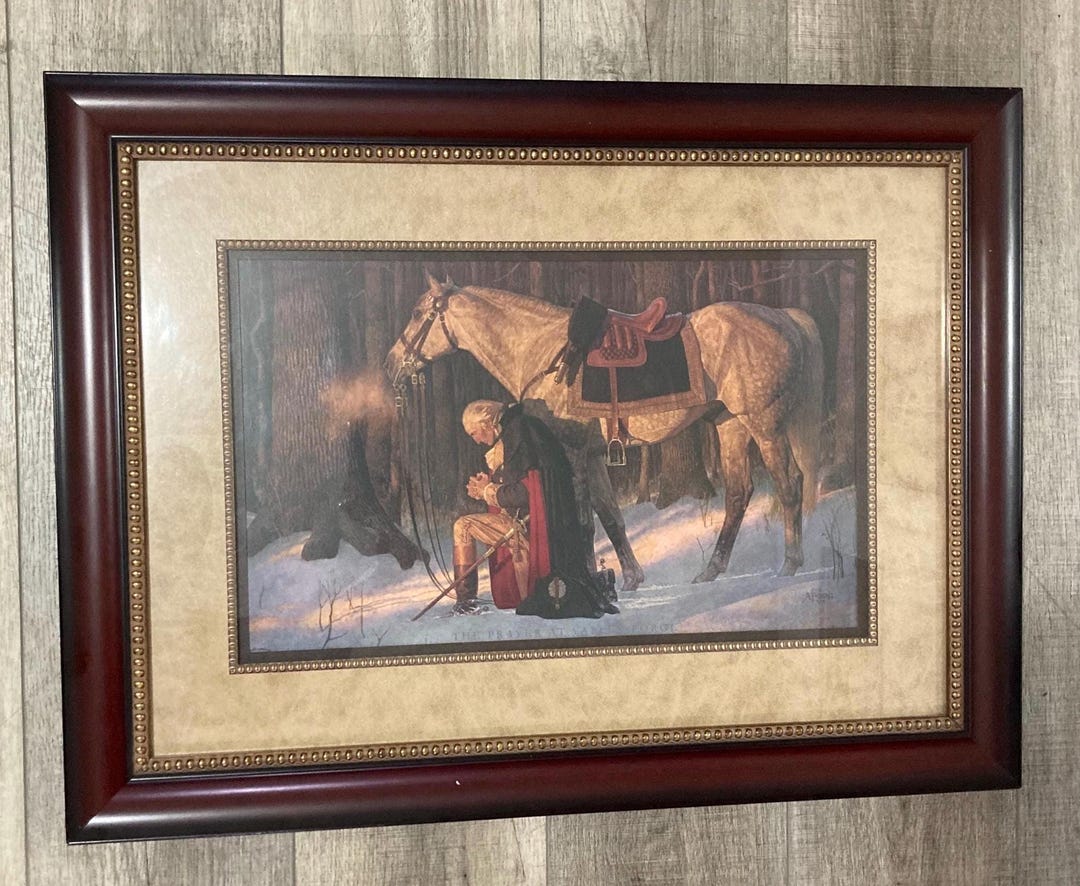 George Washington “the Prayer at the Valley Forged” Arnold Friberg ...