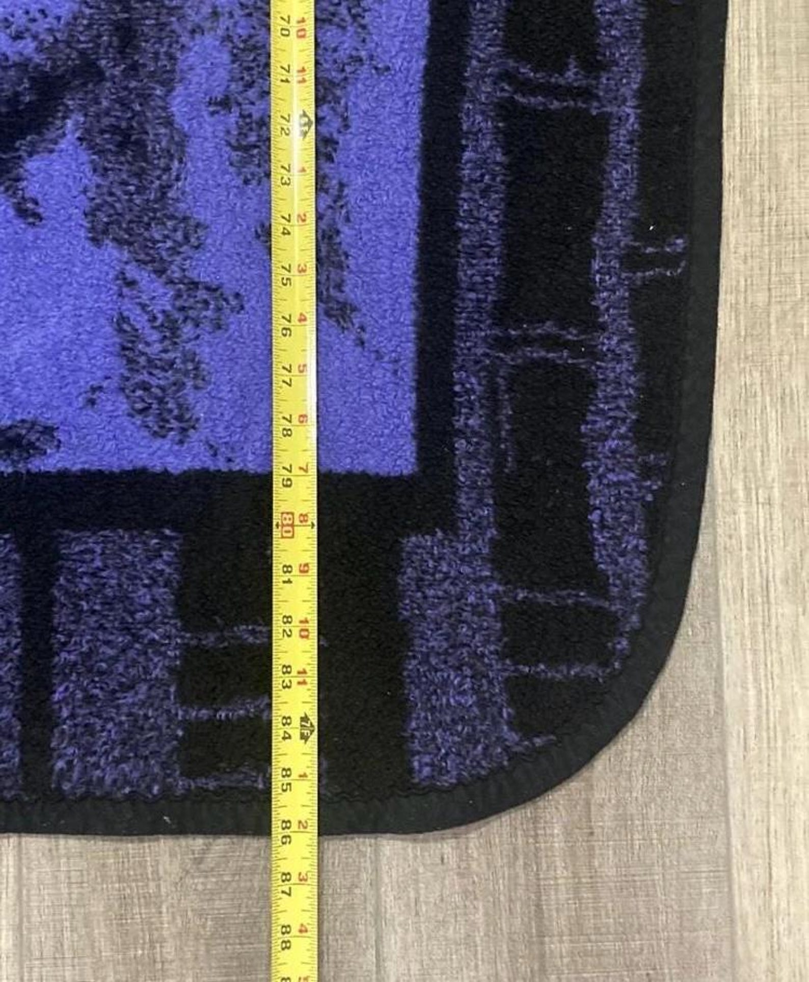 SAN MARCOS Blanket Tiger Graphic Purple/black Full Size 86x58 Pre-owned ...