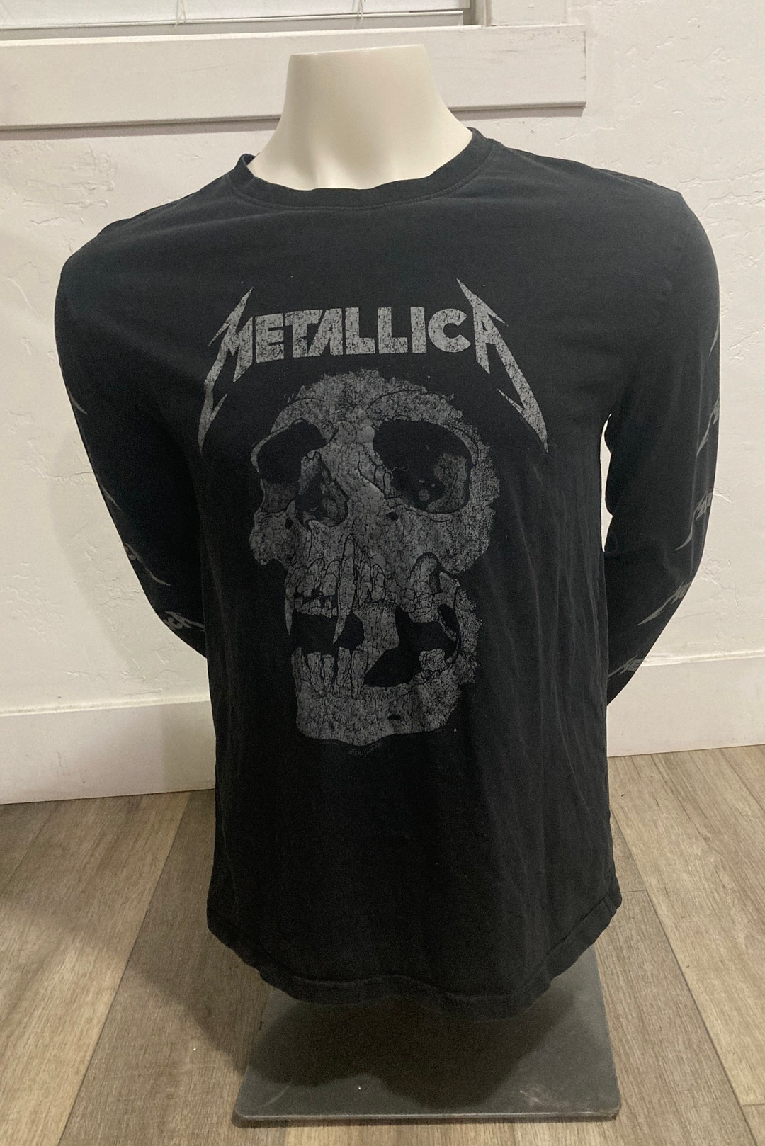 METALLICA Pushead Skull Shirt Long Sleeve Black Men’s Size Large - Etsy
