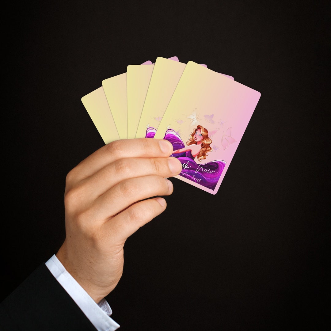 Taylor Swift Theme Poker Card Musician Playing Card Music - Etsy