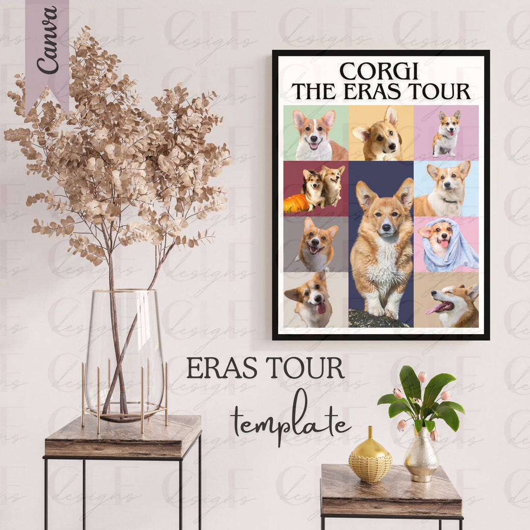 Eras Tour Poster Canva Template Taylor Swift Digital - Etsy