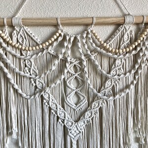 Wedding Backdrop for Photoshoot Boho Hanging Wooden Bead Decor off ...