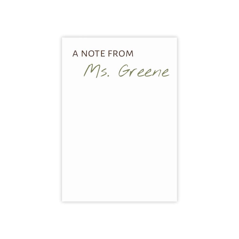 Minimalist Sticky Note for Teacher Gift Back to School Gift Teacher ...