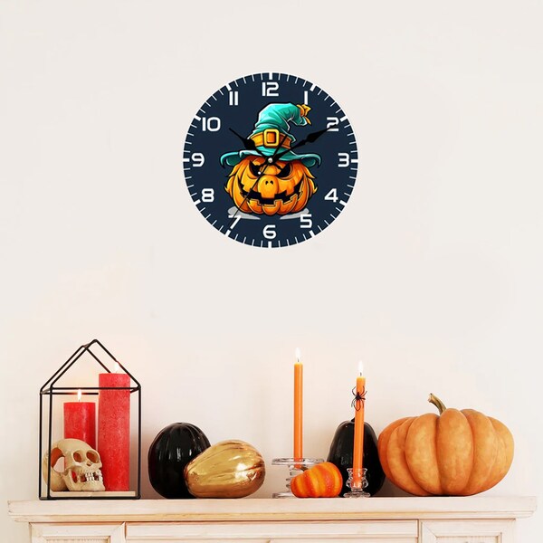 Halloween Clock - Etsy