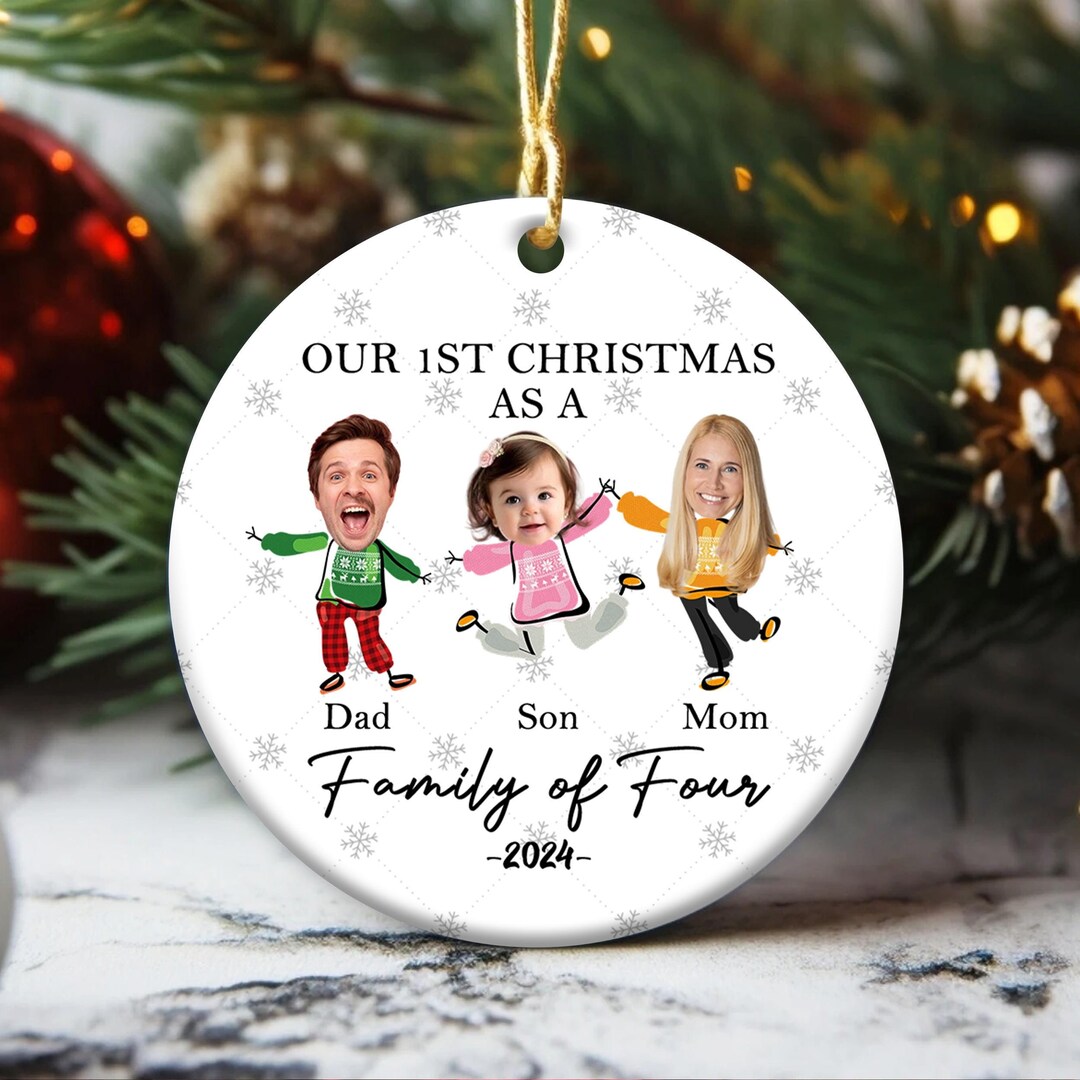 Custom Photo Funny Face Family, Friends, Personalized Cutout Ceramic ...