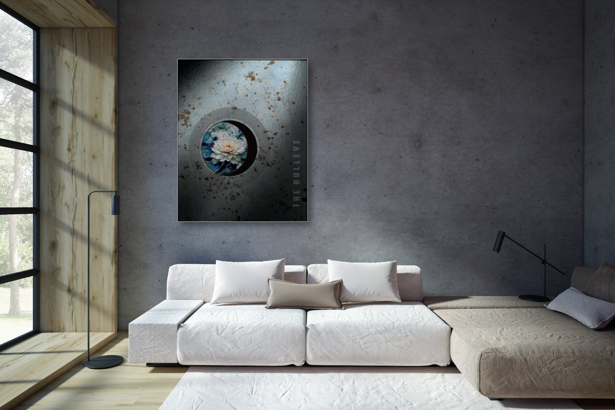 The Porthole, Poster as a Digital Download, Abstract Painting, Print ...